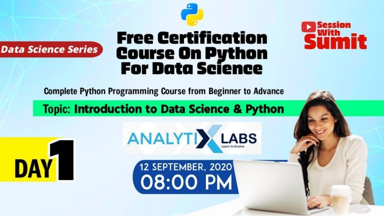 Python Tutorial for Beginners | Free Certification| AnalytixLabs | Session With Sumit | Day-1