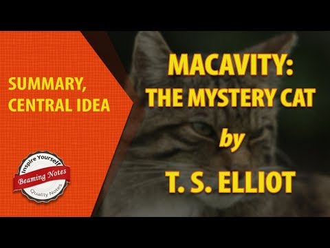 Explanation: Poem - Macavity The Mystery Cat Video Lecture - Crash ...