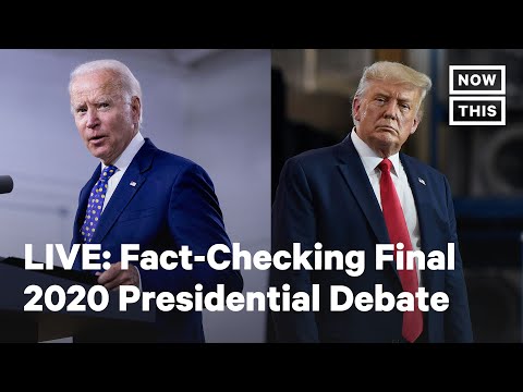 Fact-Checking the Final 2020 Biden-Trump Presidential Debate | LIVE | NowThis