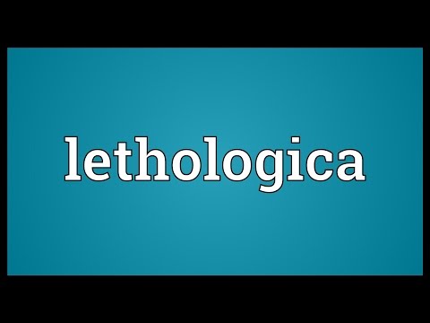 Lethologica Meaning