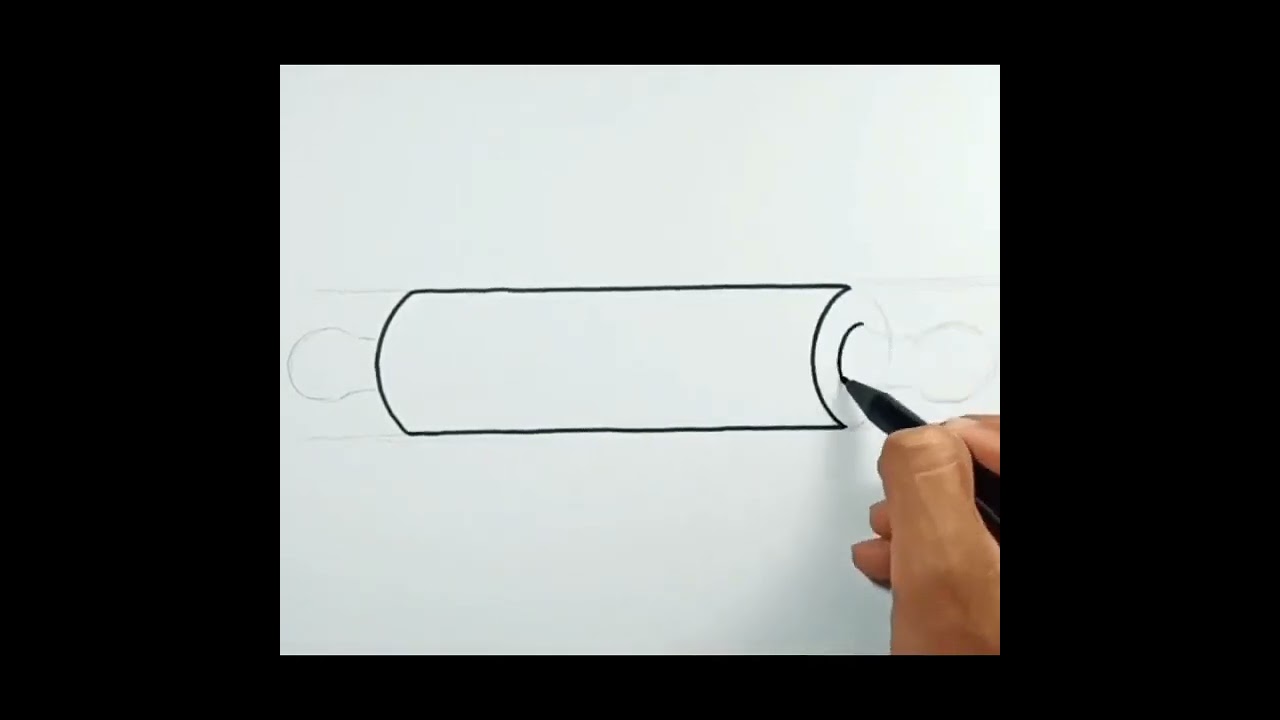 How to draw Rolling Pin #shorts