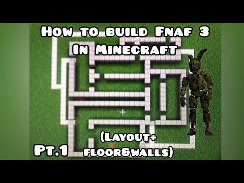 How to build Fnaf 3 in Minecraft pt.1(Layout+Floors&Walls)
