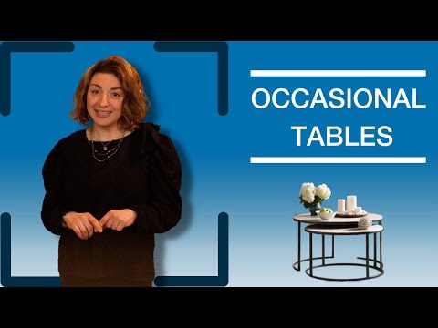 Occasional Tables For Your Home