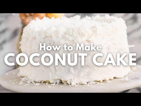 The BEST Coconut Cake with Pineapple Filling