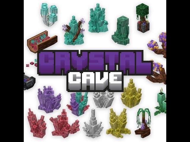 Crystal Cave Decoration Volume 1 Minecraft Texture Pack