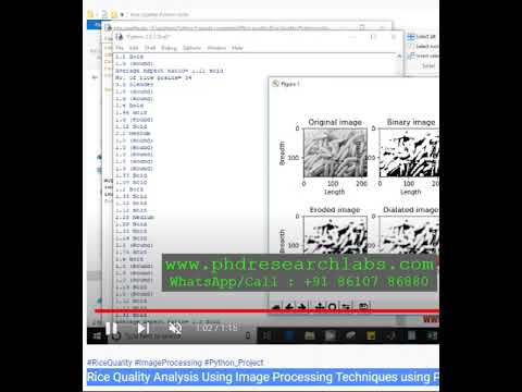 Rice Quality Analysis Using Image Processing Techniques using Python