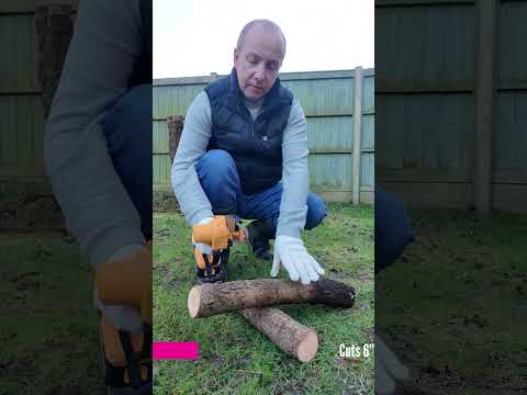 Angseen Mini Chainsaw in Action