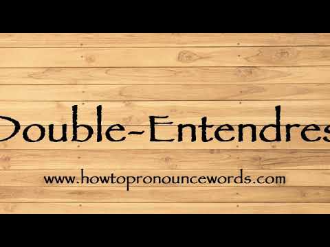 How To Pronounce Double-Entendres ? How To say Double-Entendres New Video