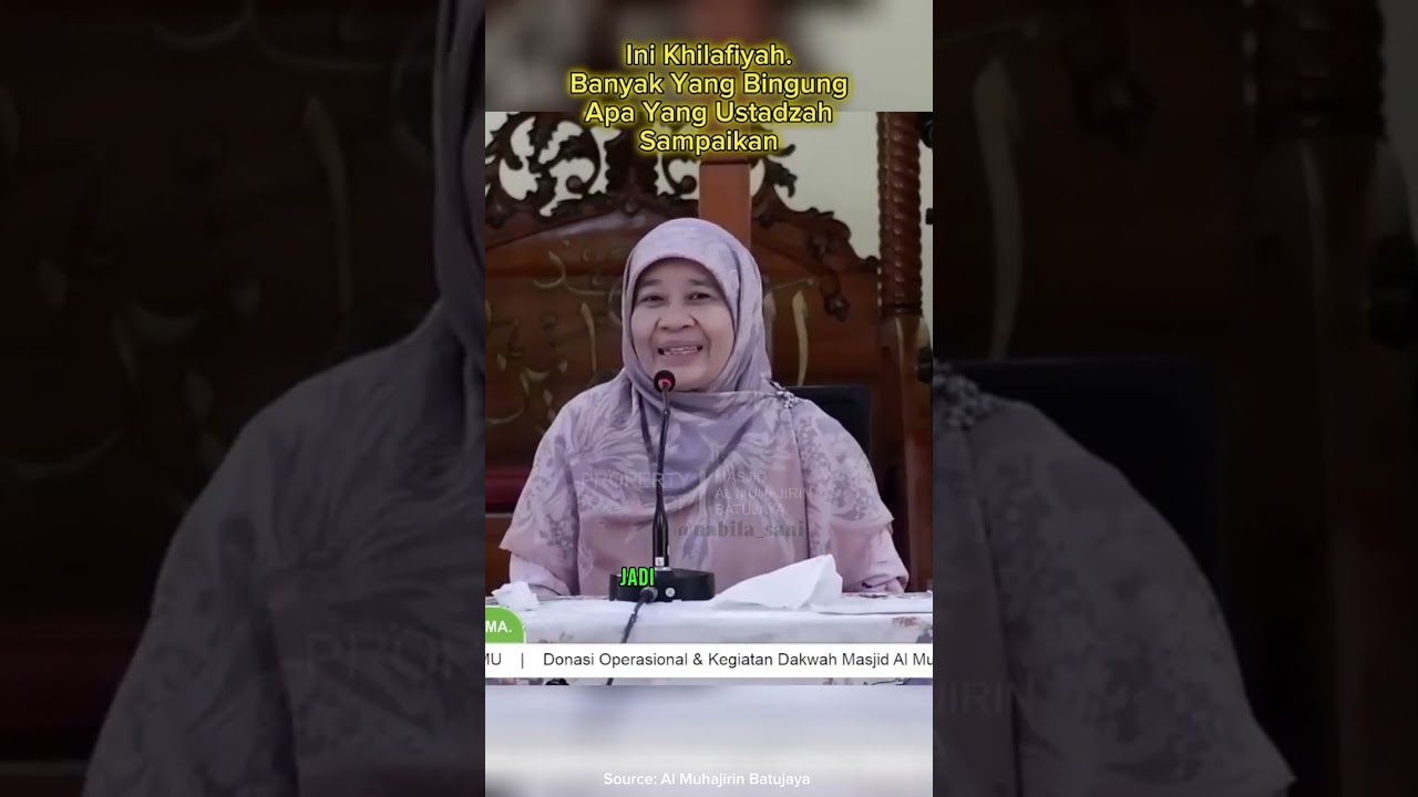 Ini Khilafiyah, Batas Aurat Wanita Kok Segitu. Ustadzah Siti Fathiyah Khotib Lc.Ma