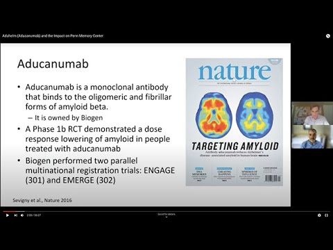Aduhelm (Aducanumab) and the Impact on Penn Memory Center