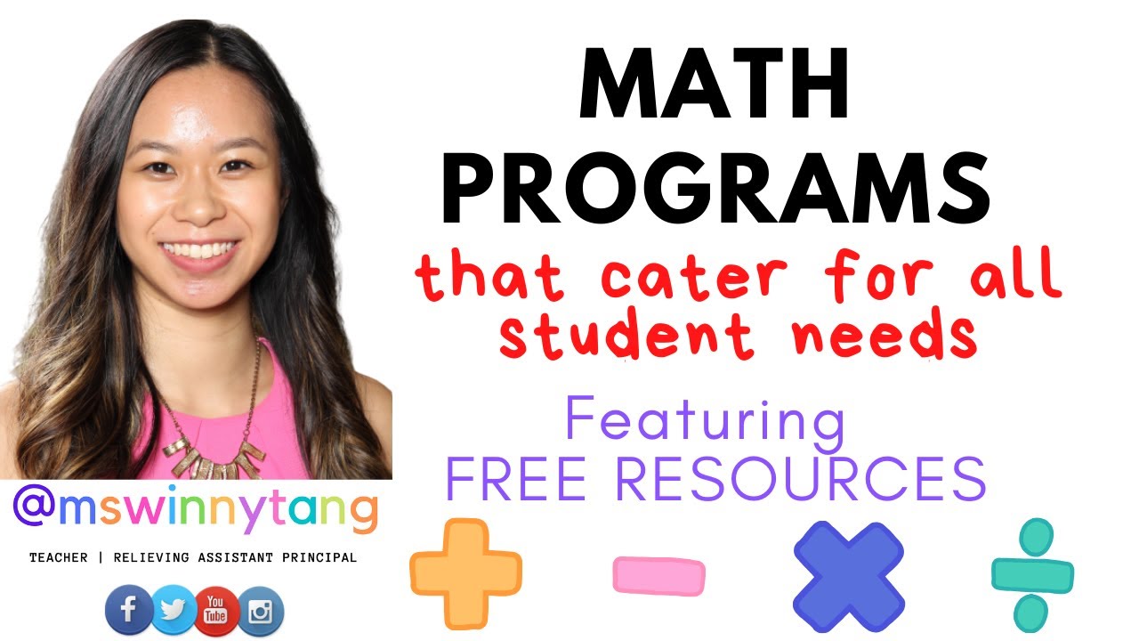 Mathematics Programs that cater for all students | FREE TEACHER RESOURCES