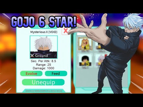 Gojo 6 Star Showcase - Best TS Unit? | All Star Tower Defense