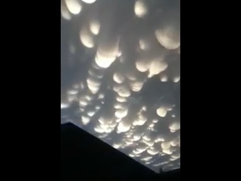 Secret Footage of Mammatus Cloud Formation!!