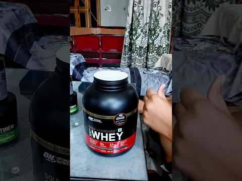 Optimum Nutrition gold standard whey protein unboxing #optimumnutrition #fitness #unboxing #trending