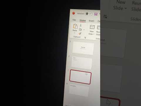 How to add a new slide in Microsoft PowerPoint #shortcut #windows #tips