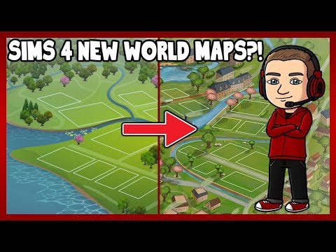Sims 4 - NEW WORLD MAPS!?