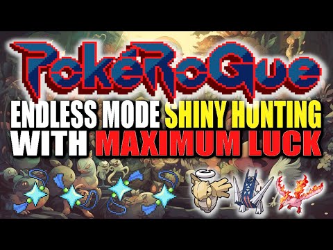 PokeRogue Endless Mode | Completing Shiny Dex | Emerald Rogue 2.0 Later | !guide !magikarp