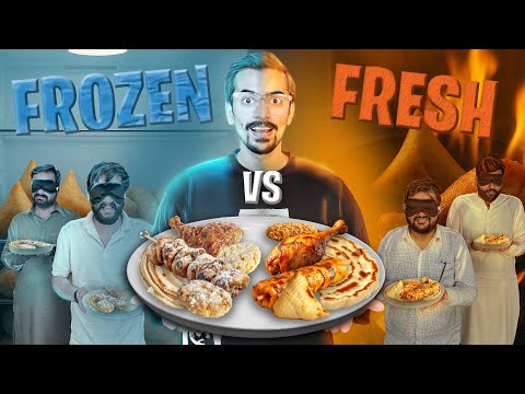 Fresh vs Frozen Food Blind Taste Test!! Is Fresh REALLY Better Than Frozen?