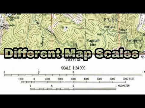 Map Scale || Definition and Types