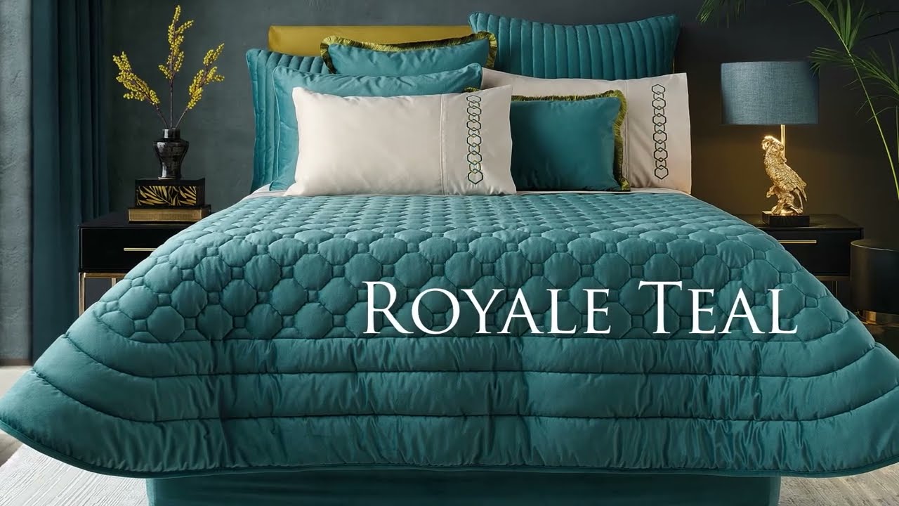 Royale Teal Bedding Set | PRES LES