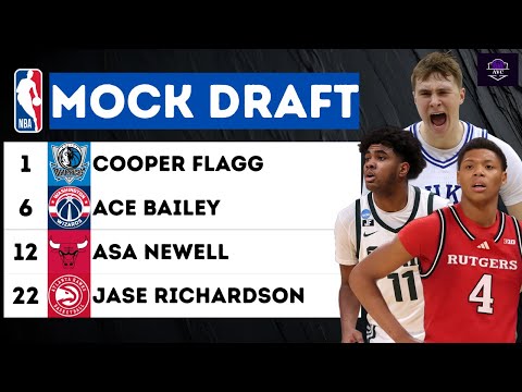 Updated NBA MOCK DRAFT - Is Ace Dropping?! | Latest NBA Mock Draft 2025