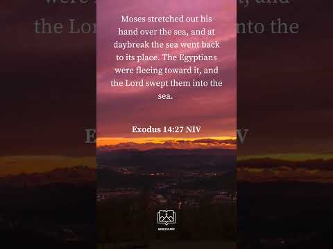 Biblescape ( Exodus 14 : 27 NIV)