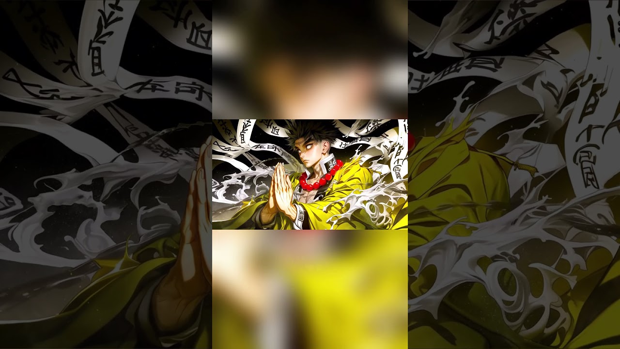 💎 Gyomei Himejima – Stone Hashira 4K OLED Wallpaper | Demon Slayer Aesthetic #4k#demonslayer #gyomei