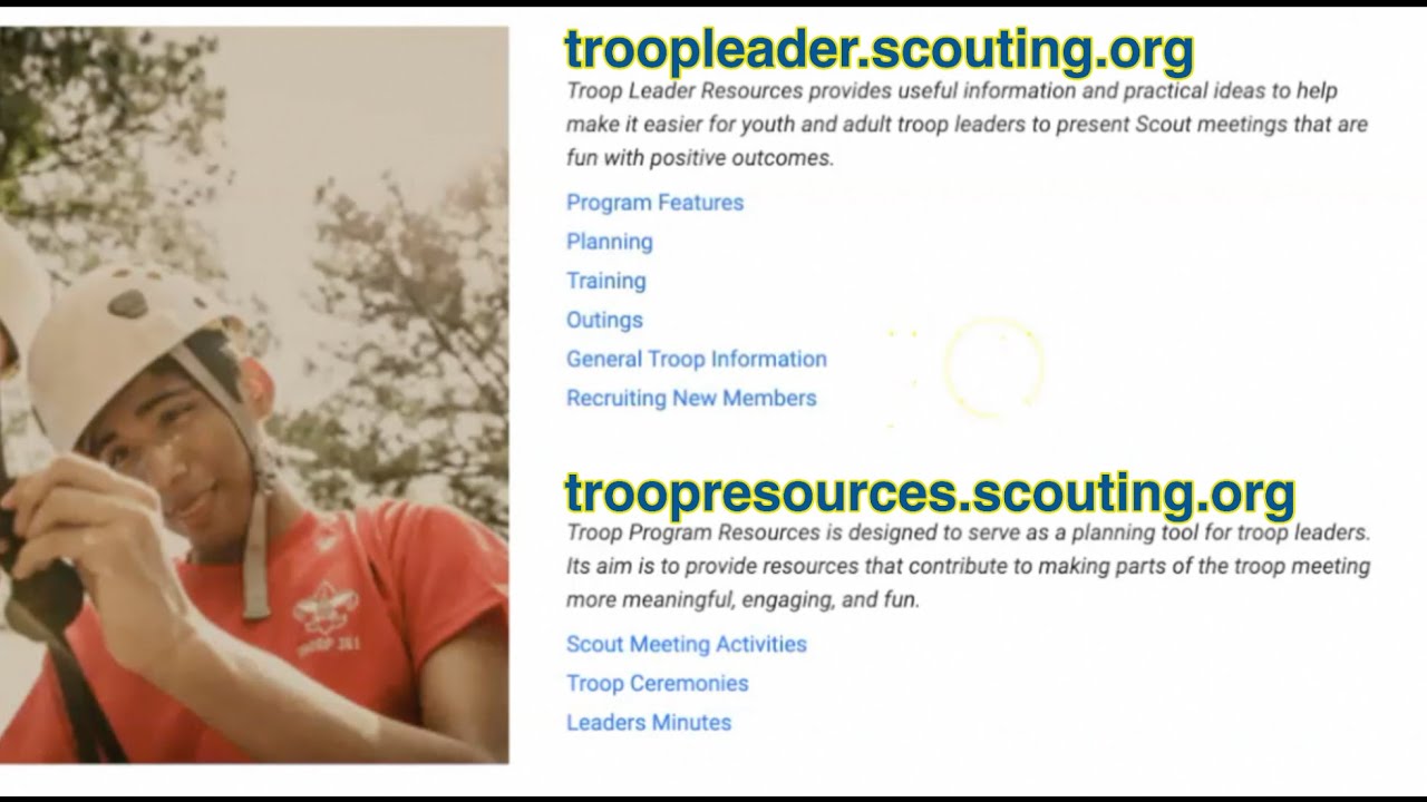 Once Current Scouts BSA Resource Websites Tour