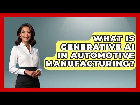 What Is Generative AI In Automotive Manufacturing? - Talking Tech Trends