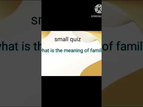 What is the full form of family??#shorts #quiz