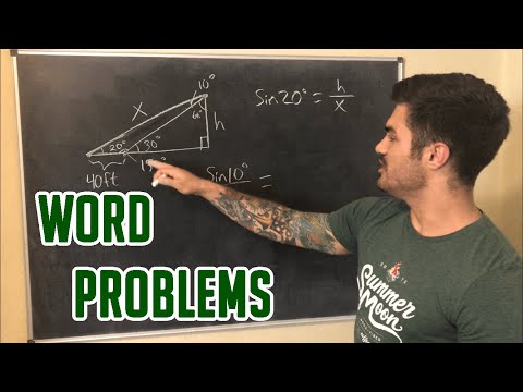 Law of Sines and Law of Cosines Word Problems