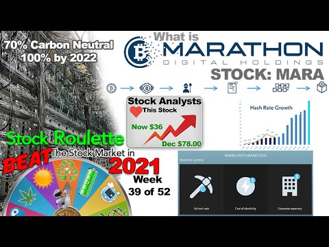 What is Marathon Digital Stock? Is MARA stock a buy now? Week 39 of 52 of Stock Roulette.