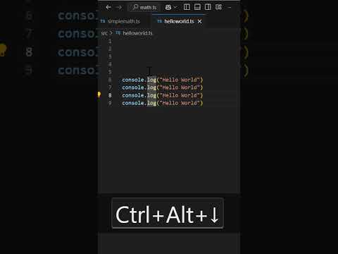 Shortcuts for copying in VS Code