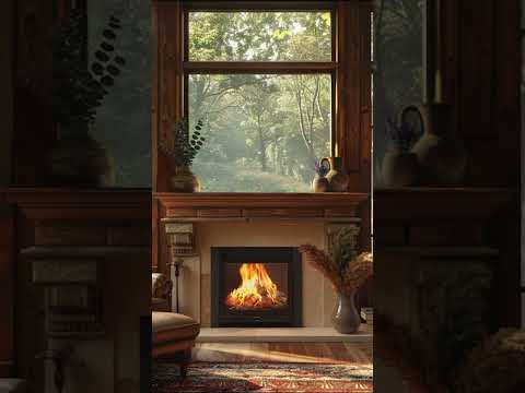 Right out of a story ✨ #fireplaceambience #firecrackling #naturesounds
