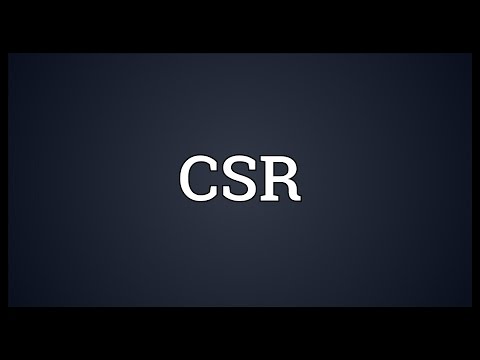 CSR Meaning