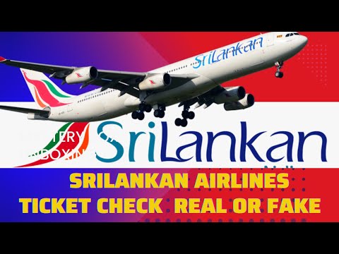Srilankan Airlines Ticket Check || How to Check Srilankan Airlines Ticket Confirmation