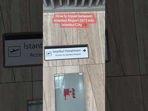 🇹🇷 How to get from IST Airport to Istanbul! #shorts #istanbul #turkey #travel