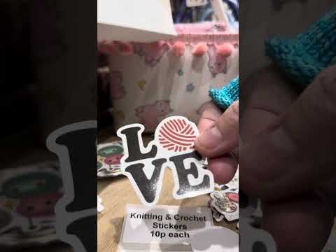 Knitting and crochet stickers
