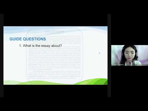 Using Opinion Marking Signals to Share Ideas I ESGUERRA, Liz Joy P.