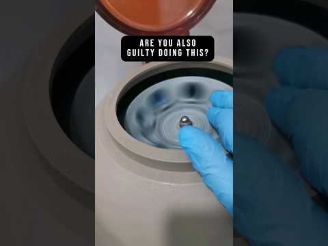 Blood centrifugation #cls #bloodtest #laboratory #mls #medtechstudent #centrifuge #bloodseparation