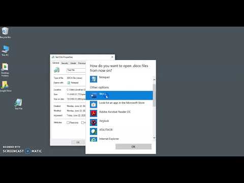 [TUTORIAL] How to set WORD as the DEFAULT Program to Open Word Documents in Windows 10