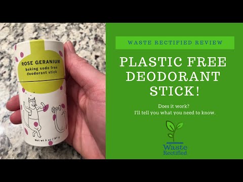 Hooray! A Plastic Free Deodorant Stick! Meow Meow Tweet Deodorant Review