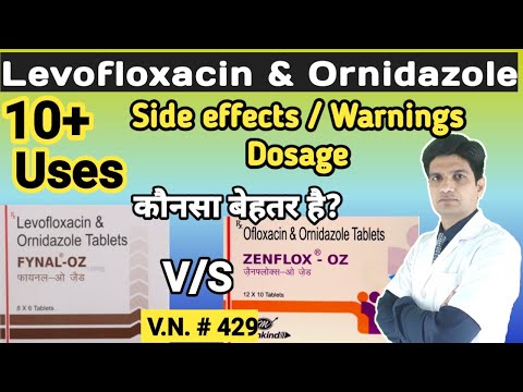 Levofloxacin and Ornidazole tablets | Fynal oz | Loxof oz tzblet uses in hindi