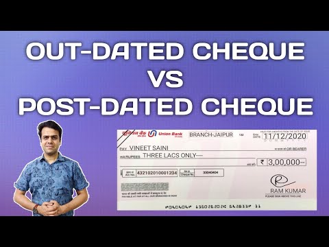Difference Between Outdated cheque vs post dated cheque | stale cheque | Future dated cheque old chq