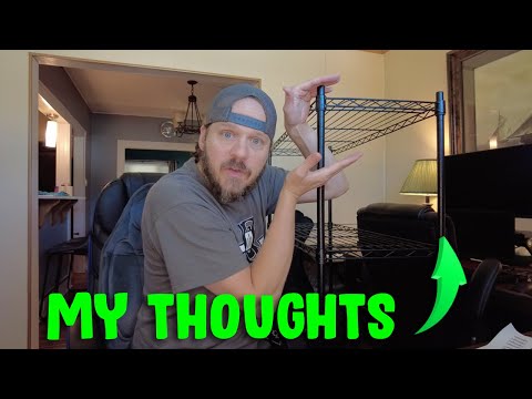 4 Tier Shelving Unit NSF Wire Shelf Review