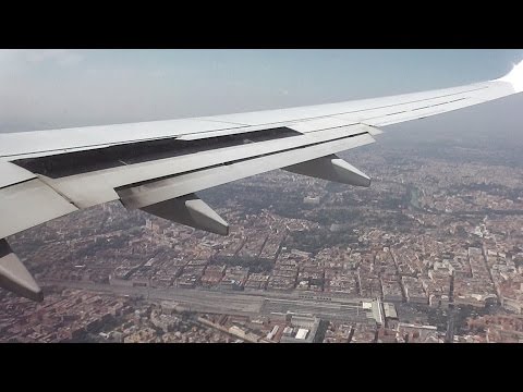 Landing at Ciampino Airport in Rome, Italy