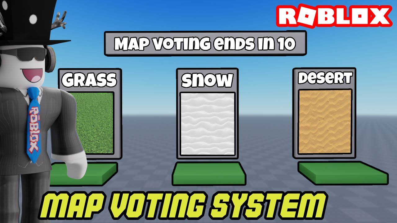How to make a MAP VOTING SYSTEM in ROBLOX STUDIO!