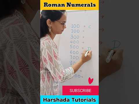 Roman Numerals || Roman Numbers 100 to 1000 #math #viral #trending #new