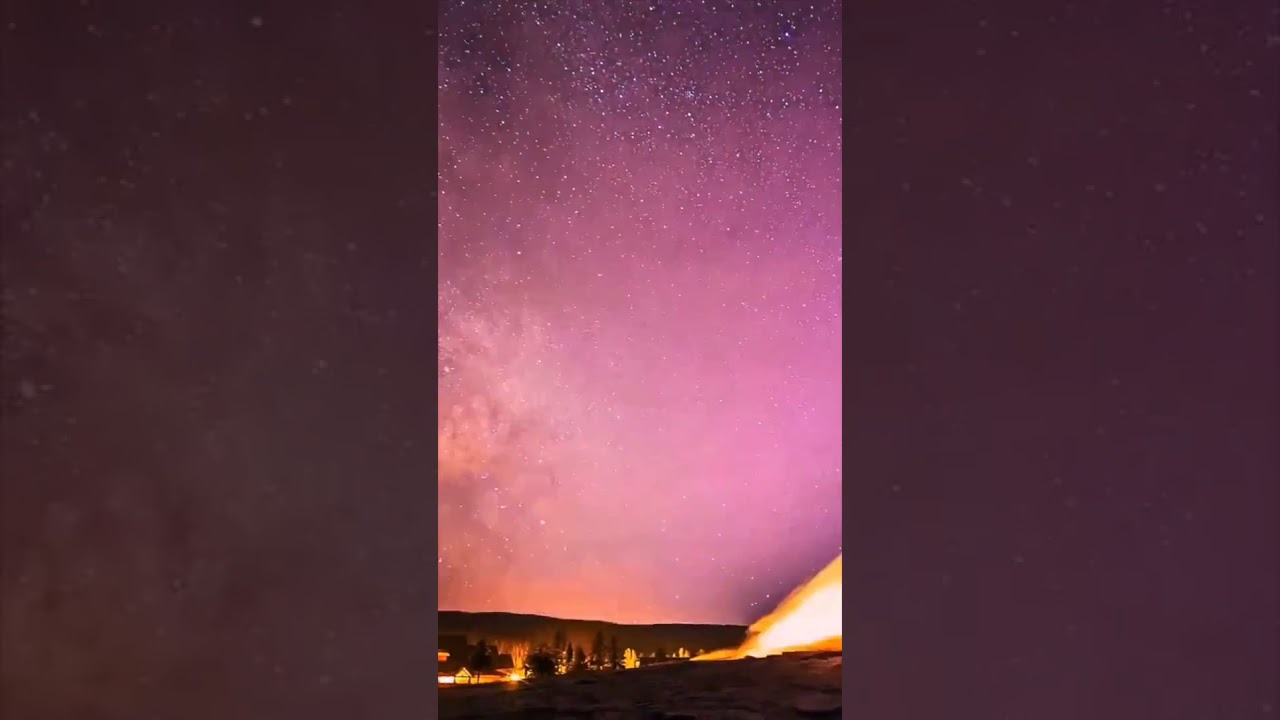 Star sky lapse Live Wallpaper portrait video