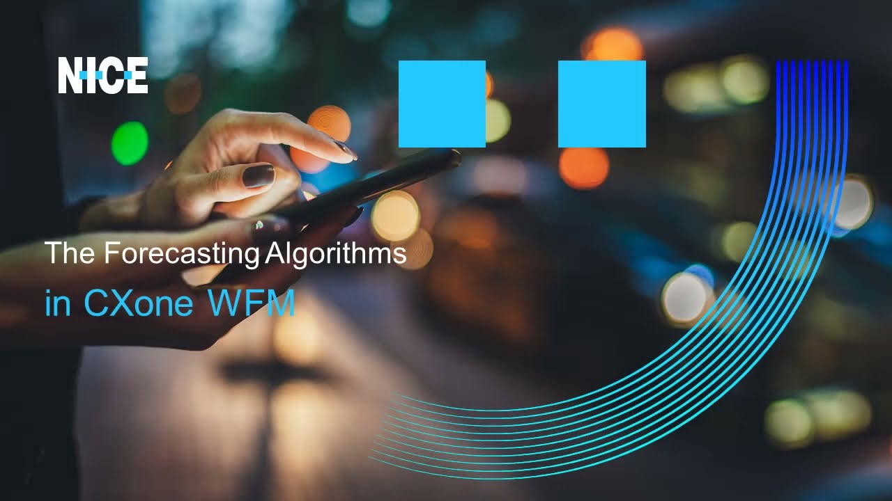 CXone WFM Forecasting Algorithms